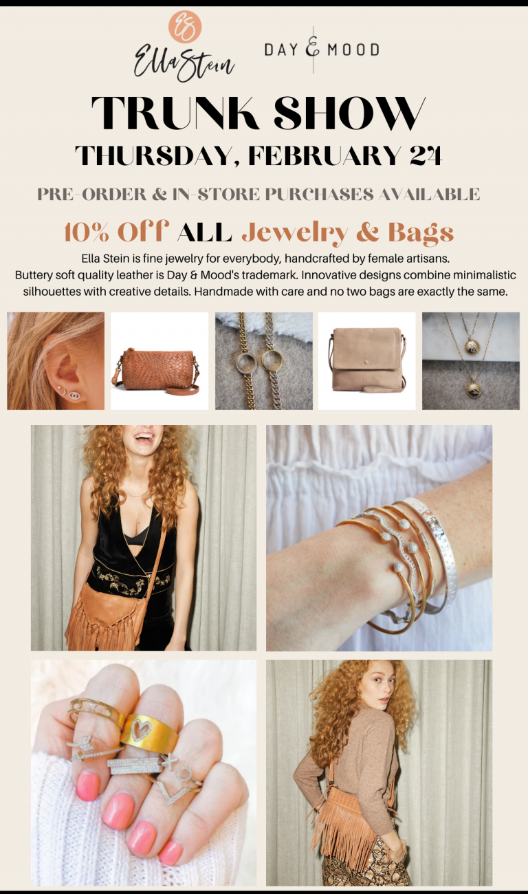 Ella Stein and Day & Mood Trunk Show – Jennifer's Fort Myers