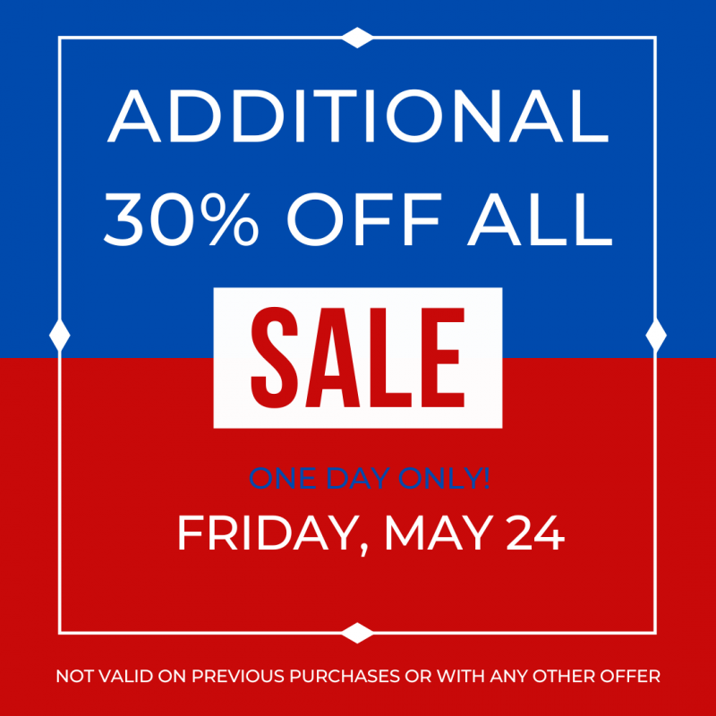 Additional 30% Off All Sale – One Day Only – Jennifer's Fort Myers